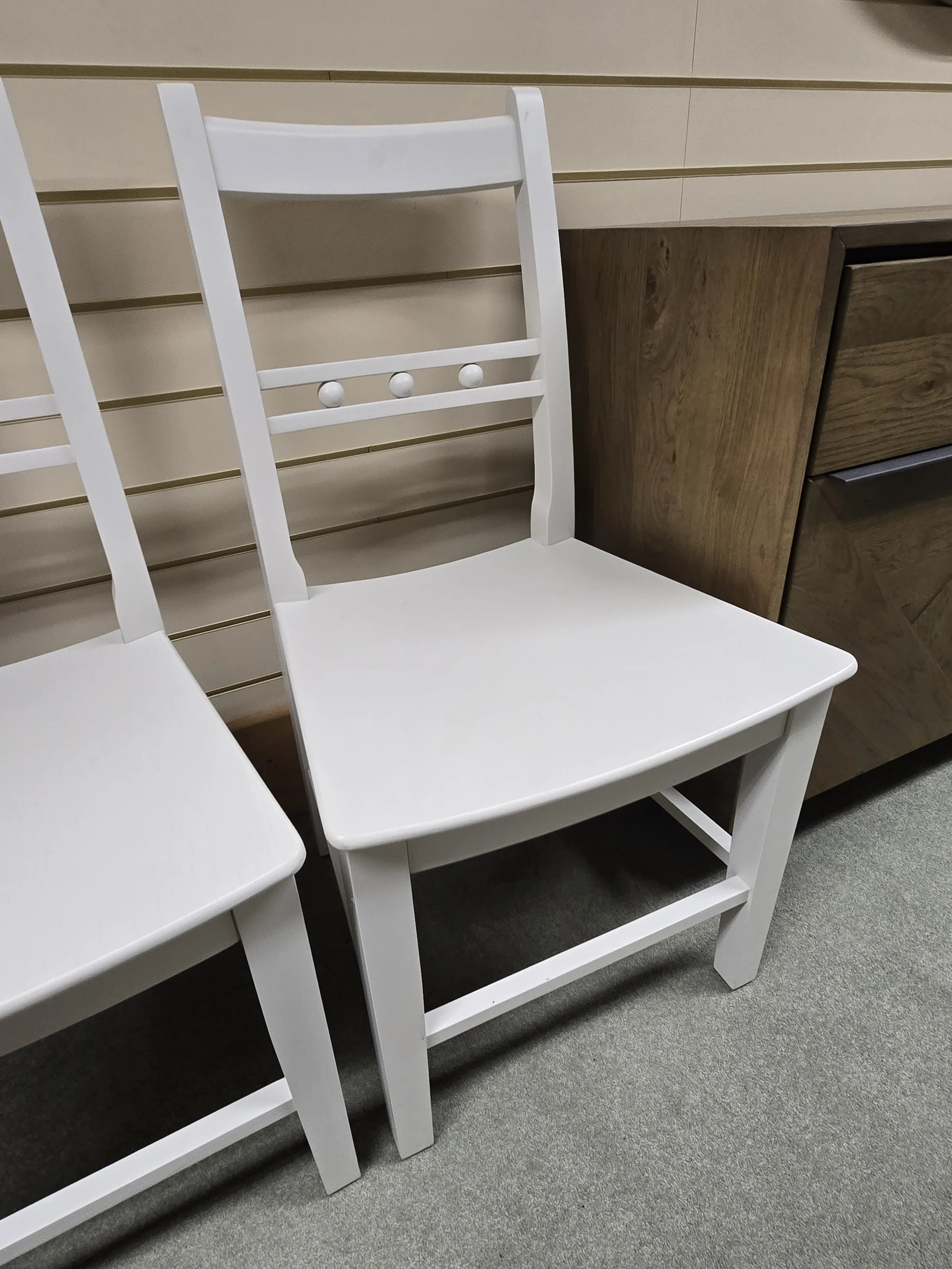 Neptune Suffolk Painted Dining Chair – Silver Birch – Hunters Furniture